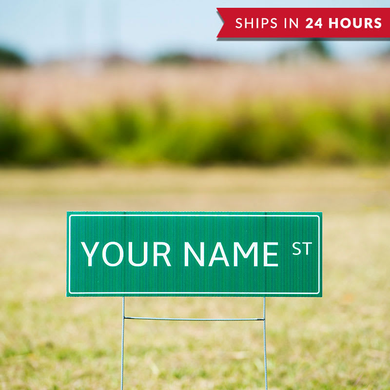 Custom Design Yard Signs | Make Your Own Custom Lawn Signs | Printed ...