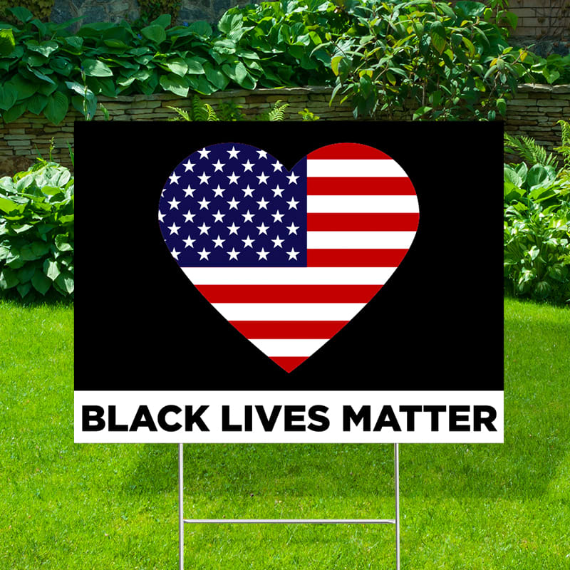 Black Lives Matter USA Yard Signs | Black Lives Matter Yard Signs